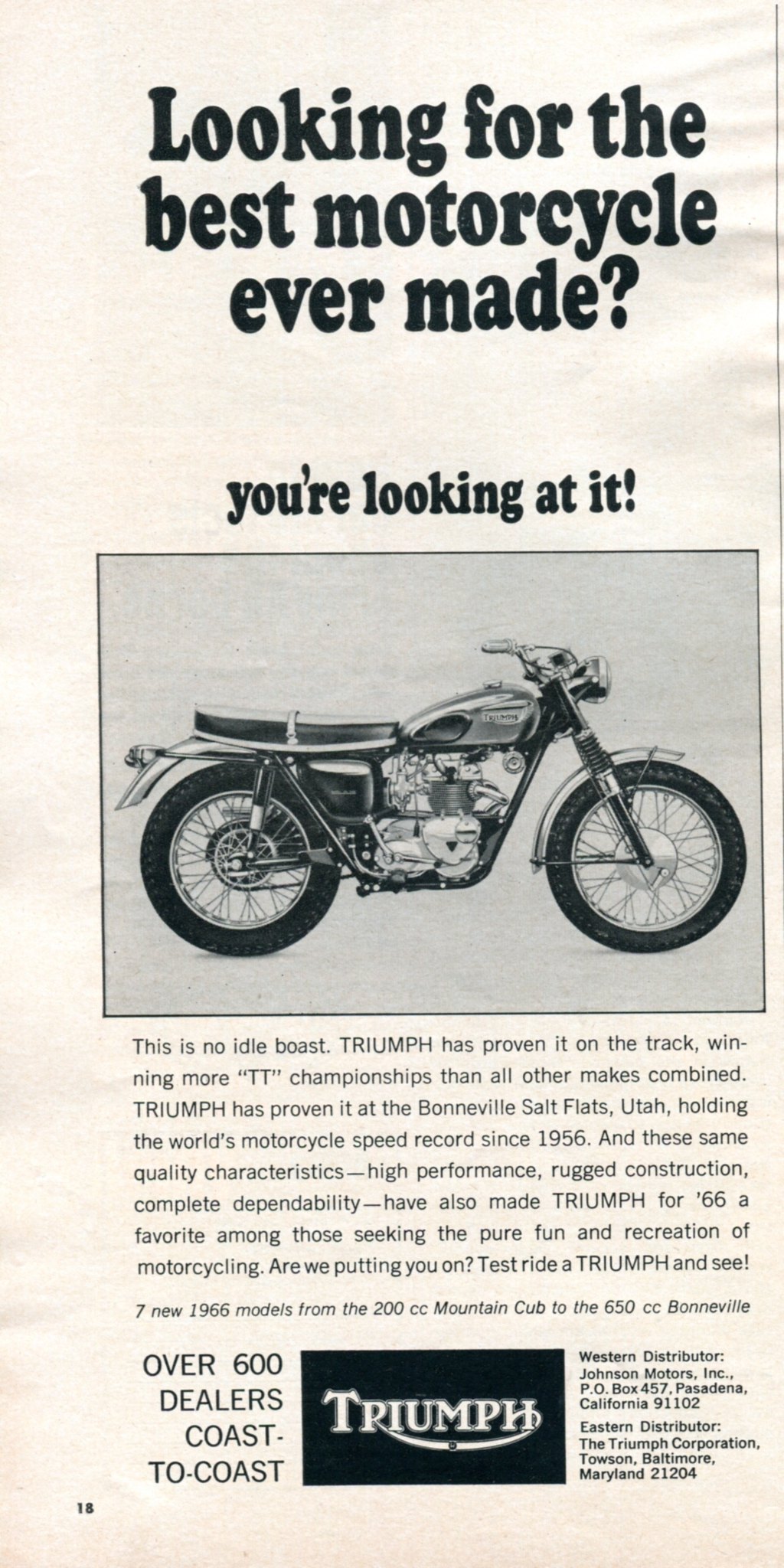 Triumph's Bold Claim: Best Motorcycle Ever Made by Triumph Motorcycles ...
